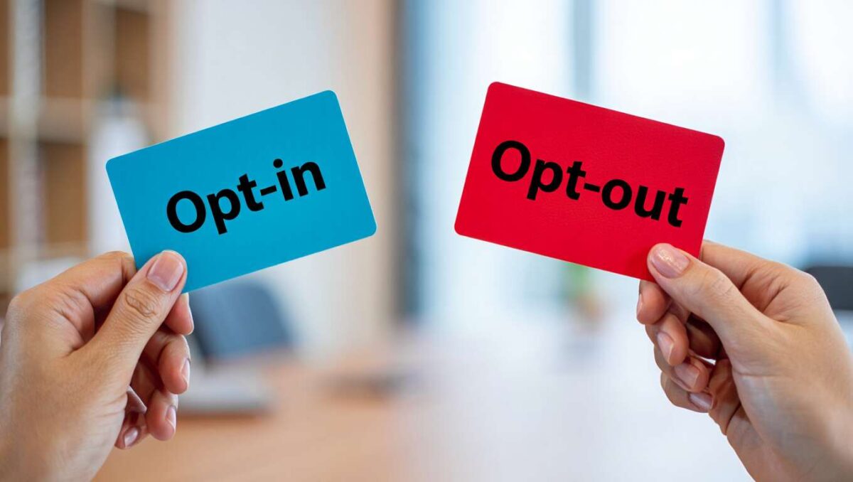 Opt-in et Opt-out : définitions et Différences